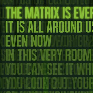 The Matrix Minimalist Movie Poster, Matrix Poster, Movie Art, Movie ...
