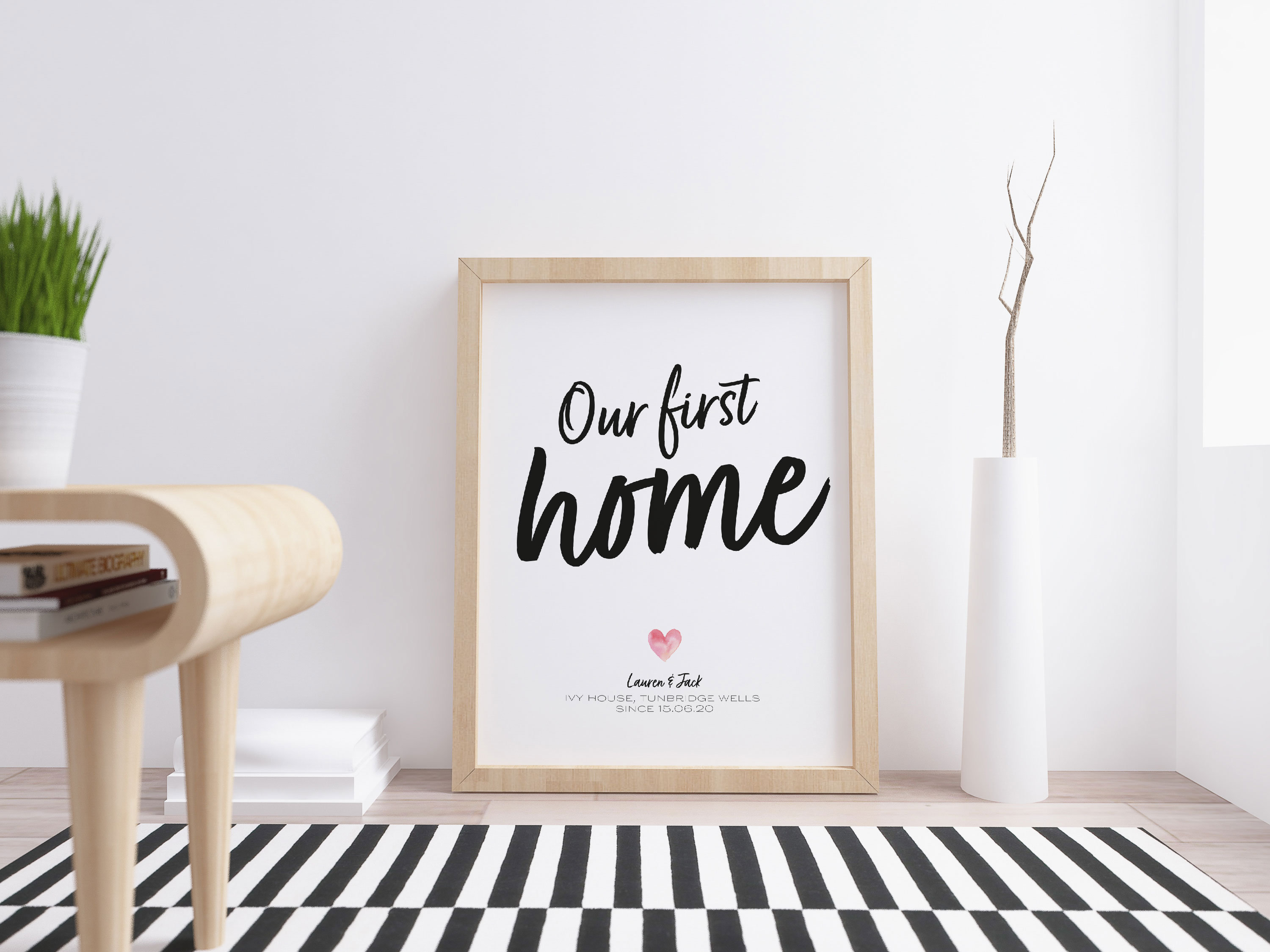 Personalised Our First Home Print Our New Home Print New - Etsy UK