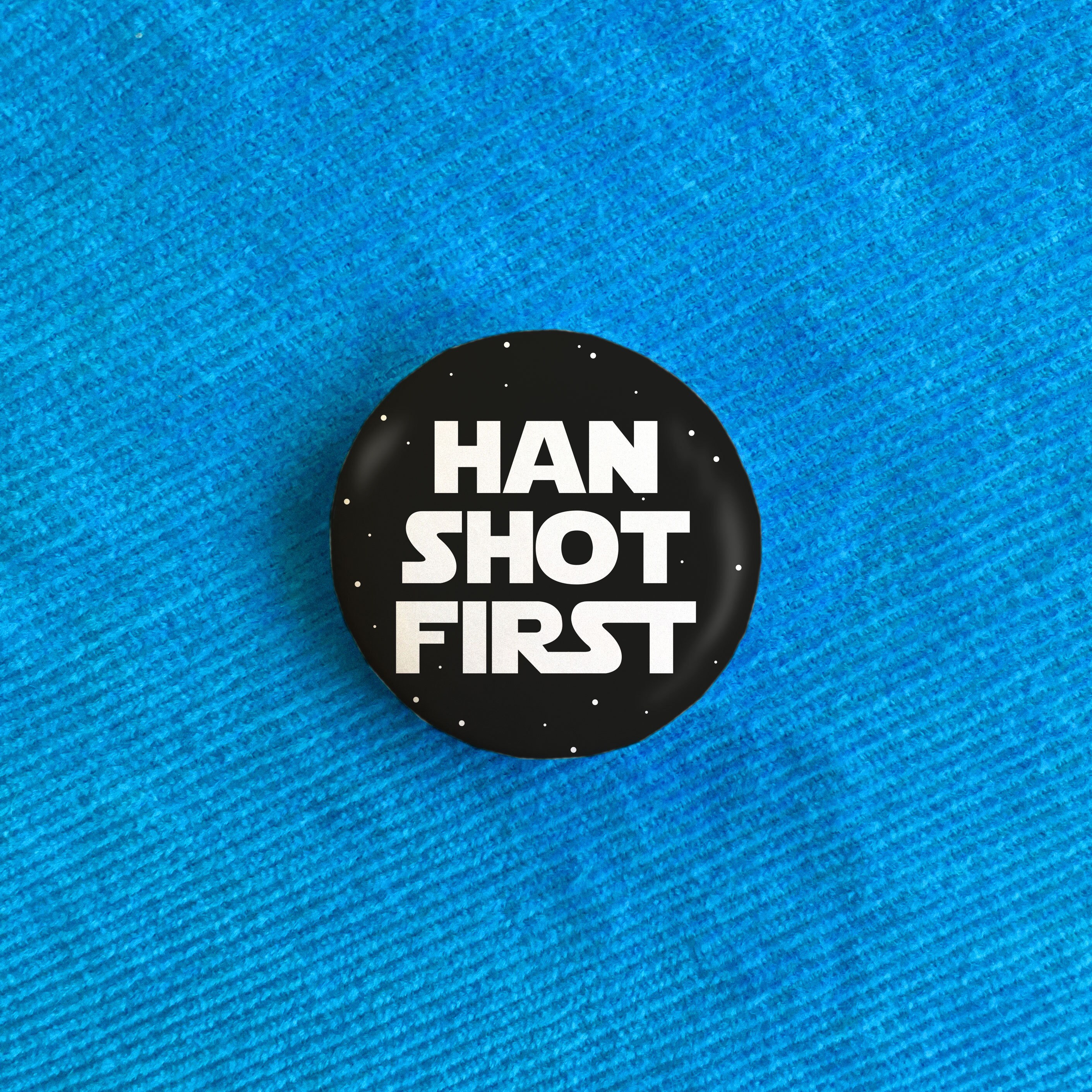 Han Shot First Star Wars Pin Han Solo Pin Star Wars | Etsy UK