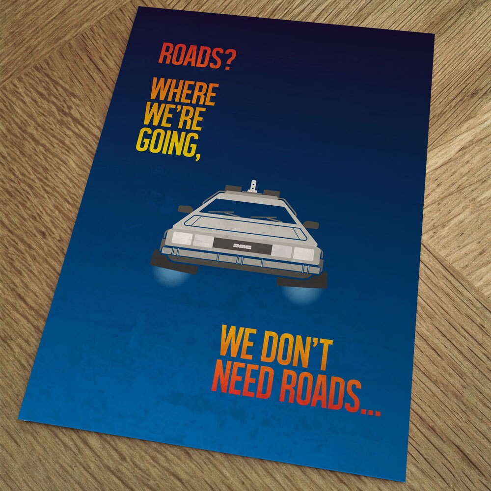 Back to the Future Poster Back to the Future Print - Etsy