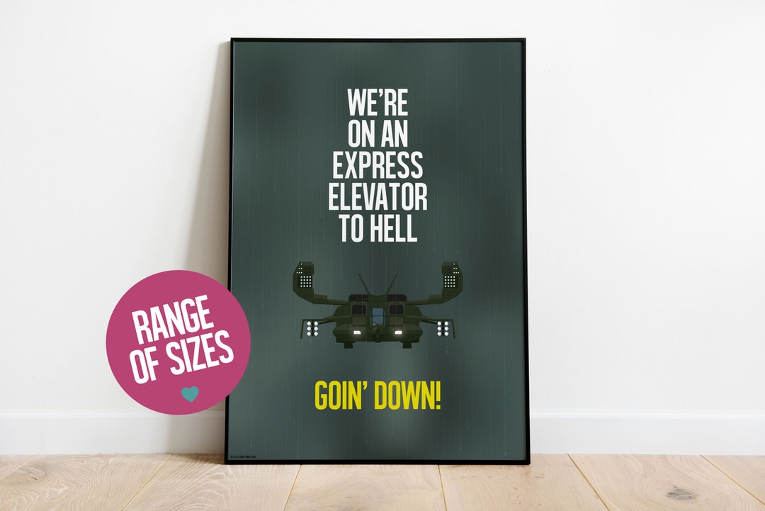 Aliens Movie Quote Poster, Minimalist Sci-fi Art Print - Etsy