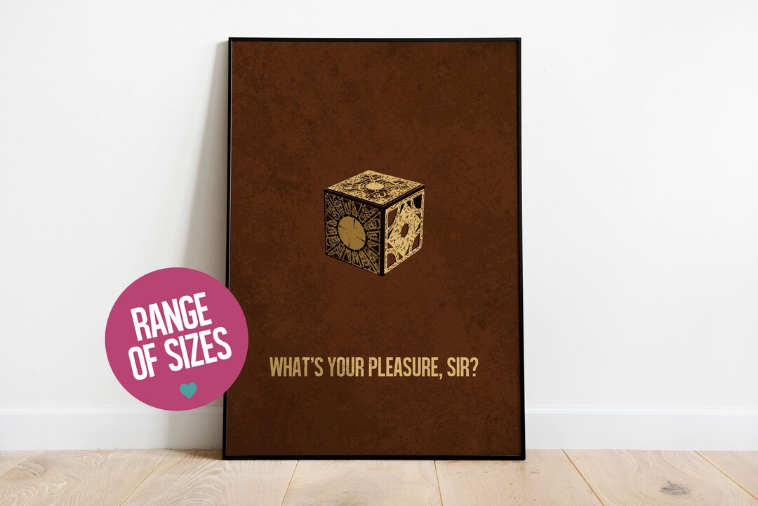 Hellraiser Puzzlebox, Hellraiser Poster, Minimalist Movie Poster ...