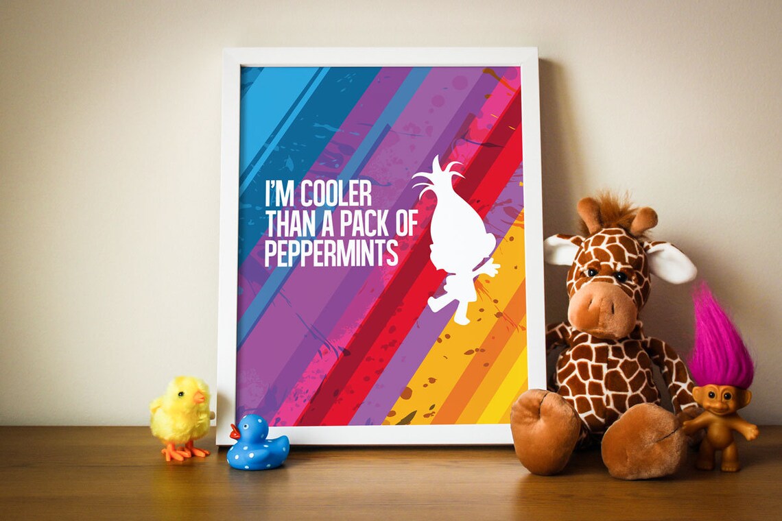 Trolls Poster Princess Poppy Poster Minimalist Movie Poster - Etsy