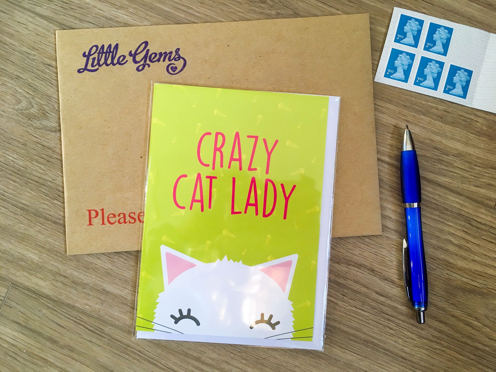 Crazy Cat Lady Card Cat Lover Birthday Card Cute Cat Card | Etsy