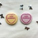 Just Married Badge, Newlywed Pin, Honeymoon Pin, Wedding Pin, Bride Pin ...