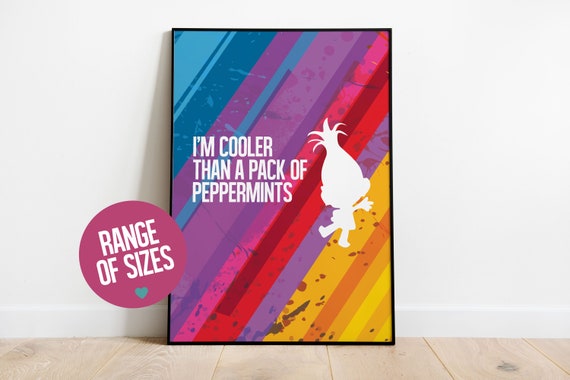 Trolls Poster Princess Poppy Poster Minimalist Movie Poster | Etsy
