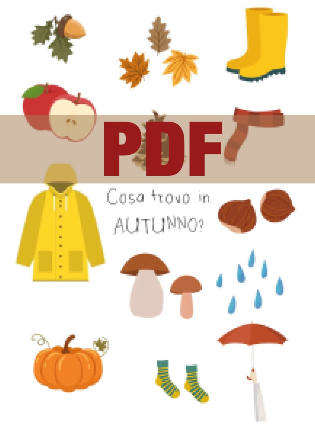 AUTUMN - Montessori Seasons Poster A4 in Printable PDF - Etsy