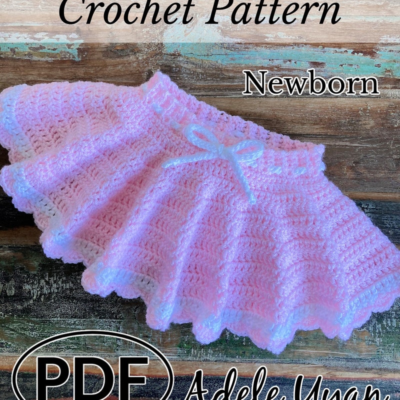 Baby Crochet Ruffle Skirt - Etsy