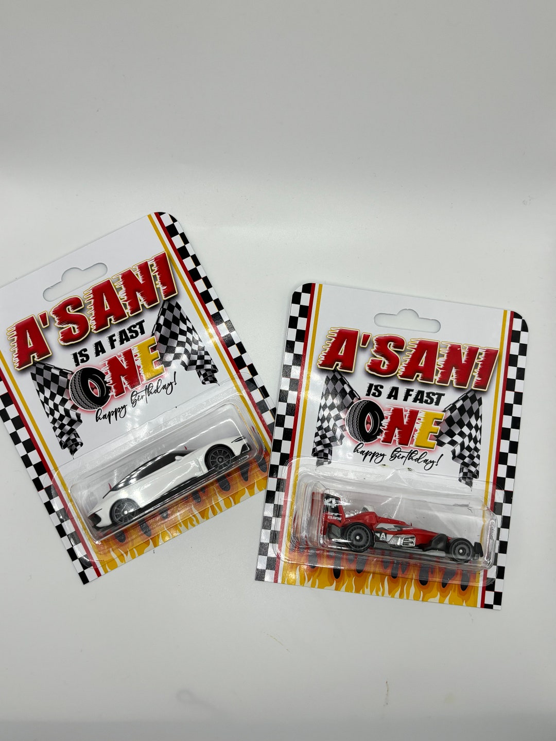Toy Cars W/custom Packaging | Race Car Birthday | Racing to One Party ...