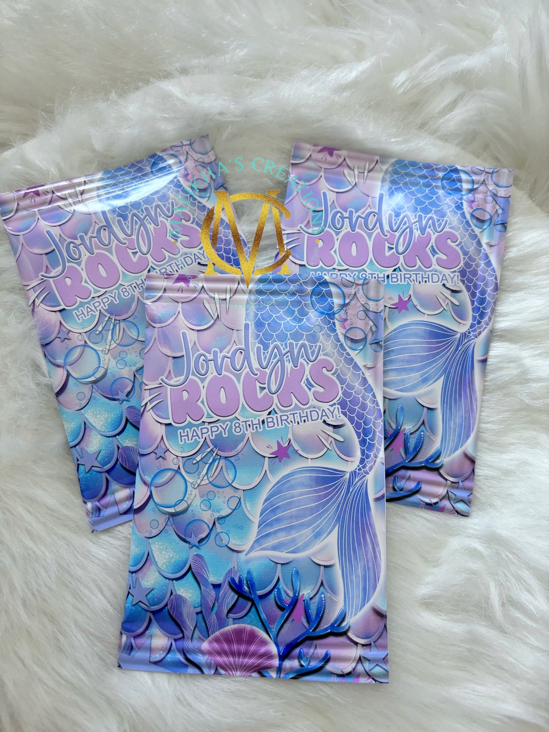 Mermaid Popping Candy Favors | Mermaid Birthday | Mermaid Party Favors ...