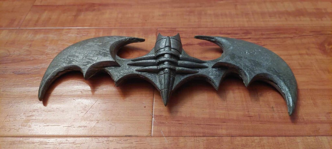 Batarang for Batman Cosplay, val Kilmer 1995 Installment, Batman Forever. Soft Polyfoam, Prop ...