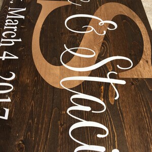 Wood Sign Name and Wedding Date Sign Custom Signs - Etsy