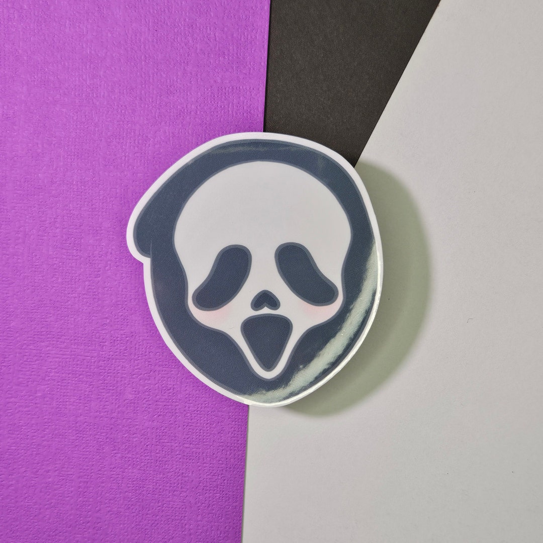 Ghostface Die-cut Sticker - Etsy