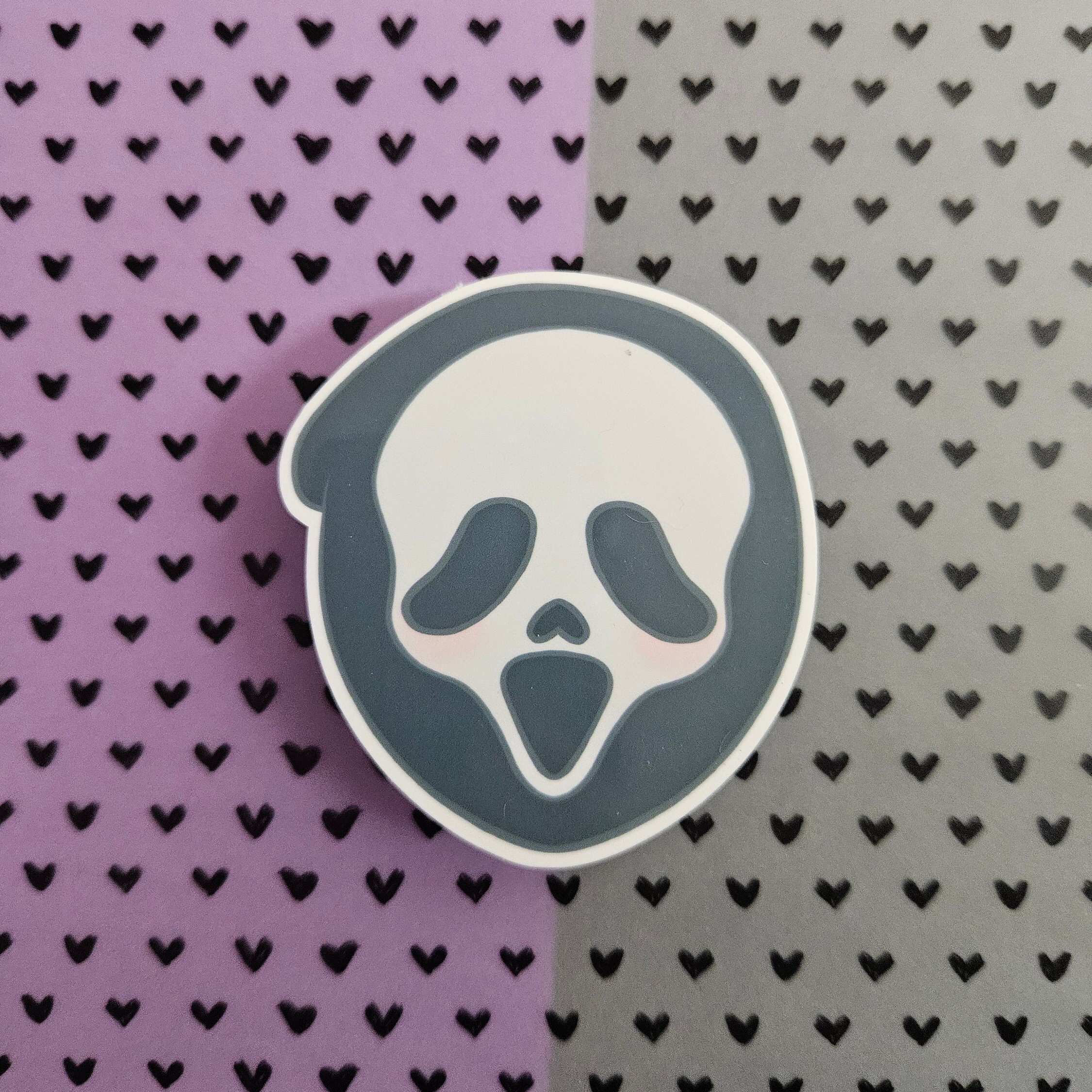 Ghostface Die-cut Sticker - Etsy