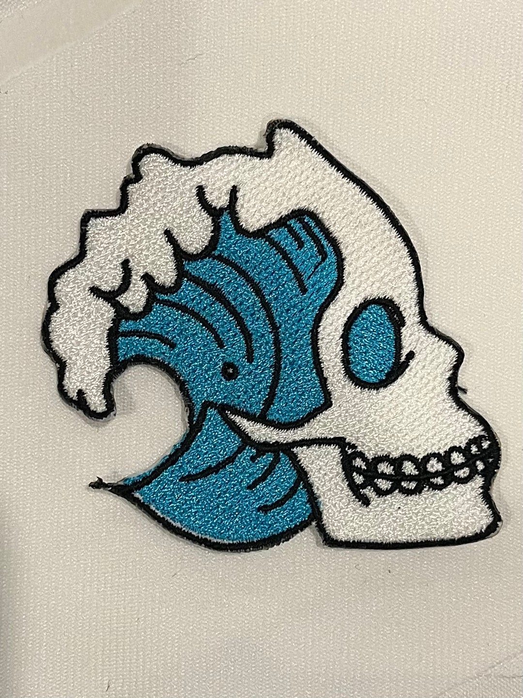 Skull Waves Patch - Etsy