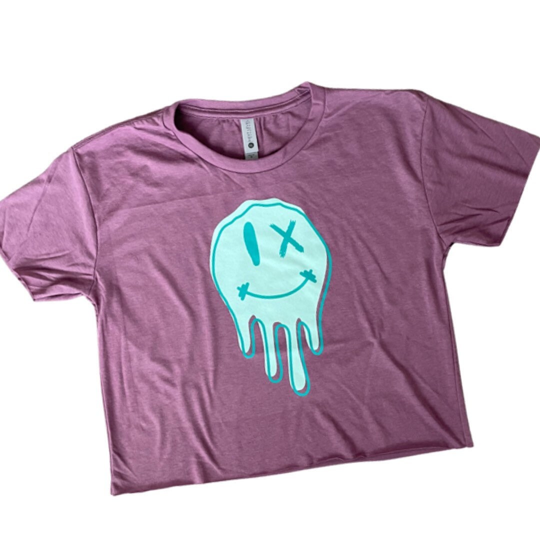 Drip Face Crop Top - Etsy