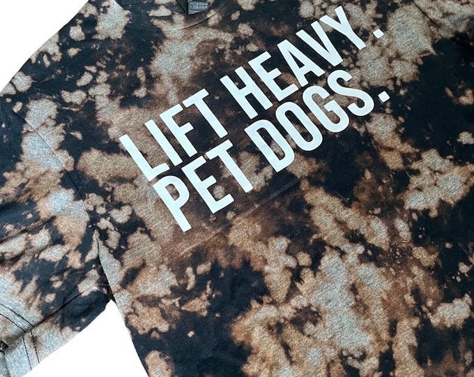 Lift Heavy Pet Dogs Triblend T Shirt | Workout Shirt | Comfy | Gym ...
