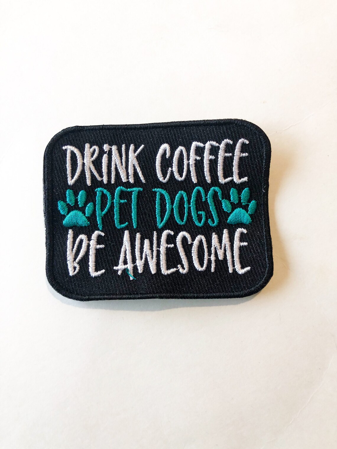 Coffee and Dogs Patch - Etsy