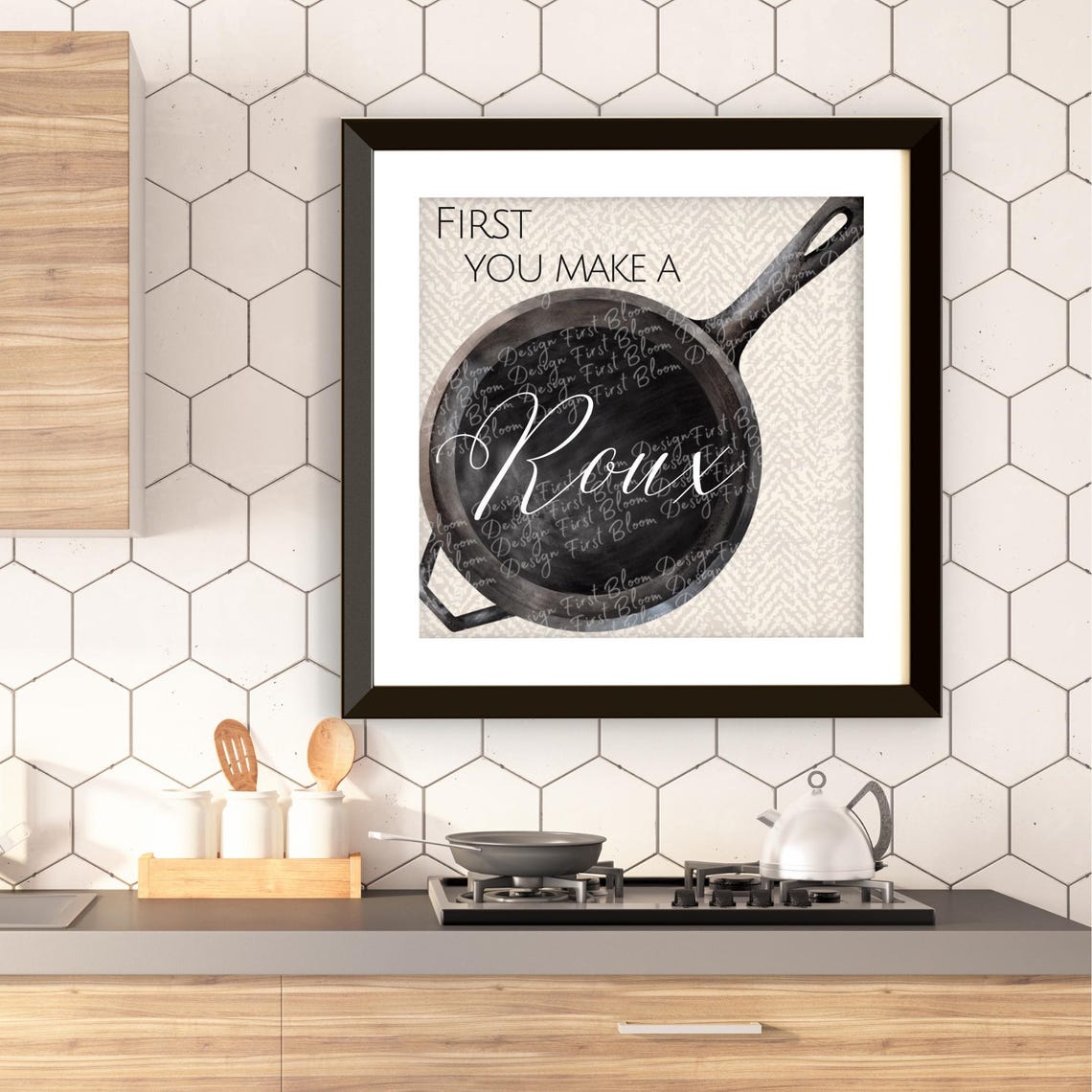 First You Make a Roux Louisiana Kitchen Decor - Etsy