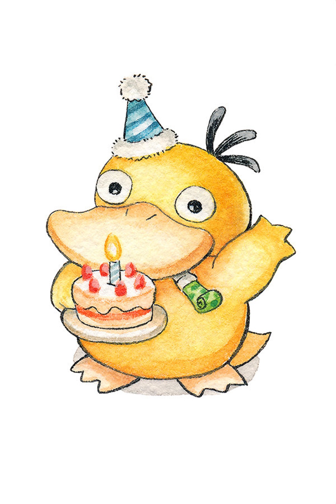 Happy Birthday Psyduck - Etsy