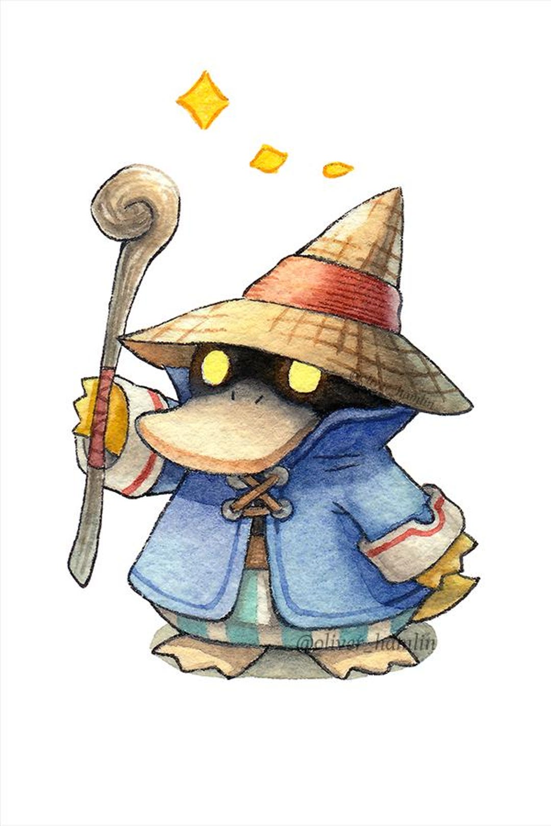 Black Mage Psyduck - Etsy
