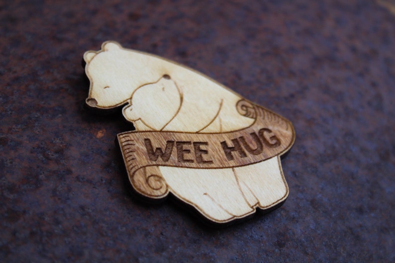 Wee Hug Magnet Bear Hug Loved One Birthday Token Gift Bears Cute Gift ...