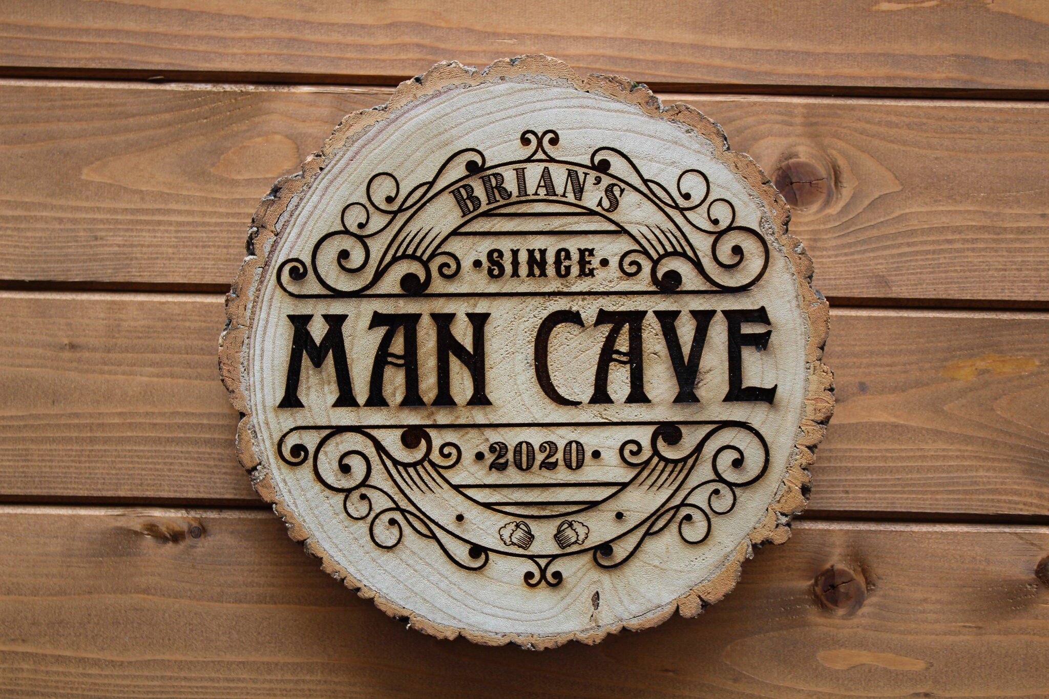 Wooden Man Cave Signs