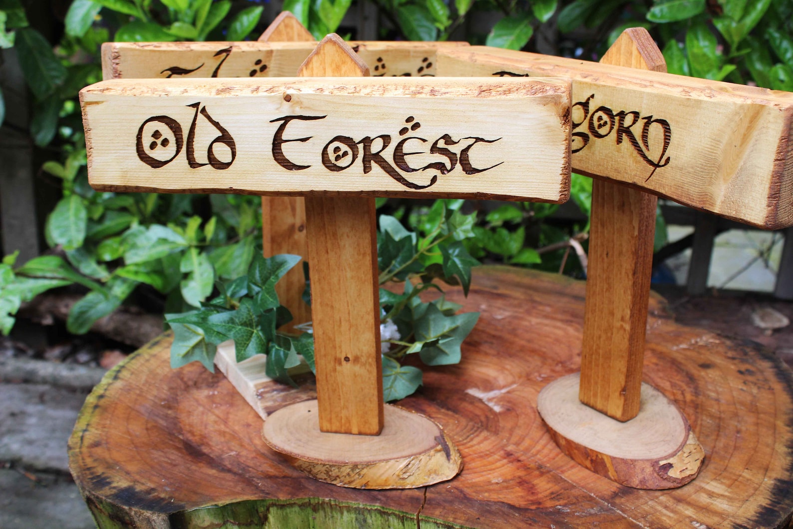 Personalised Rustic Wood Table Signs Wedding Decor Package - Etsy UK
