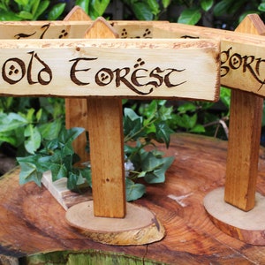 Personalised Rustic Wood Table Signs Wedding Decor Package Location ...