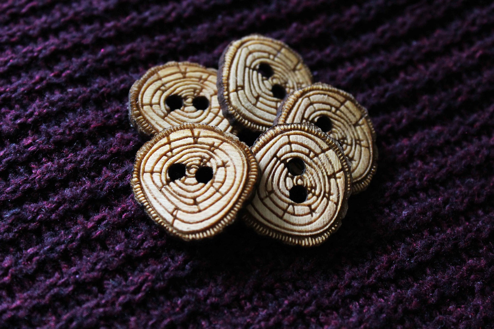 Wooden Log Slice Design Buttons Wood Crafts Log Slice Fun Button Flair ...