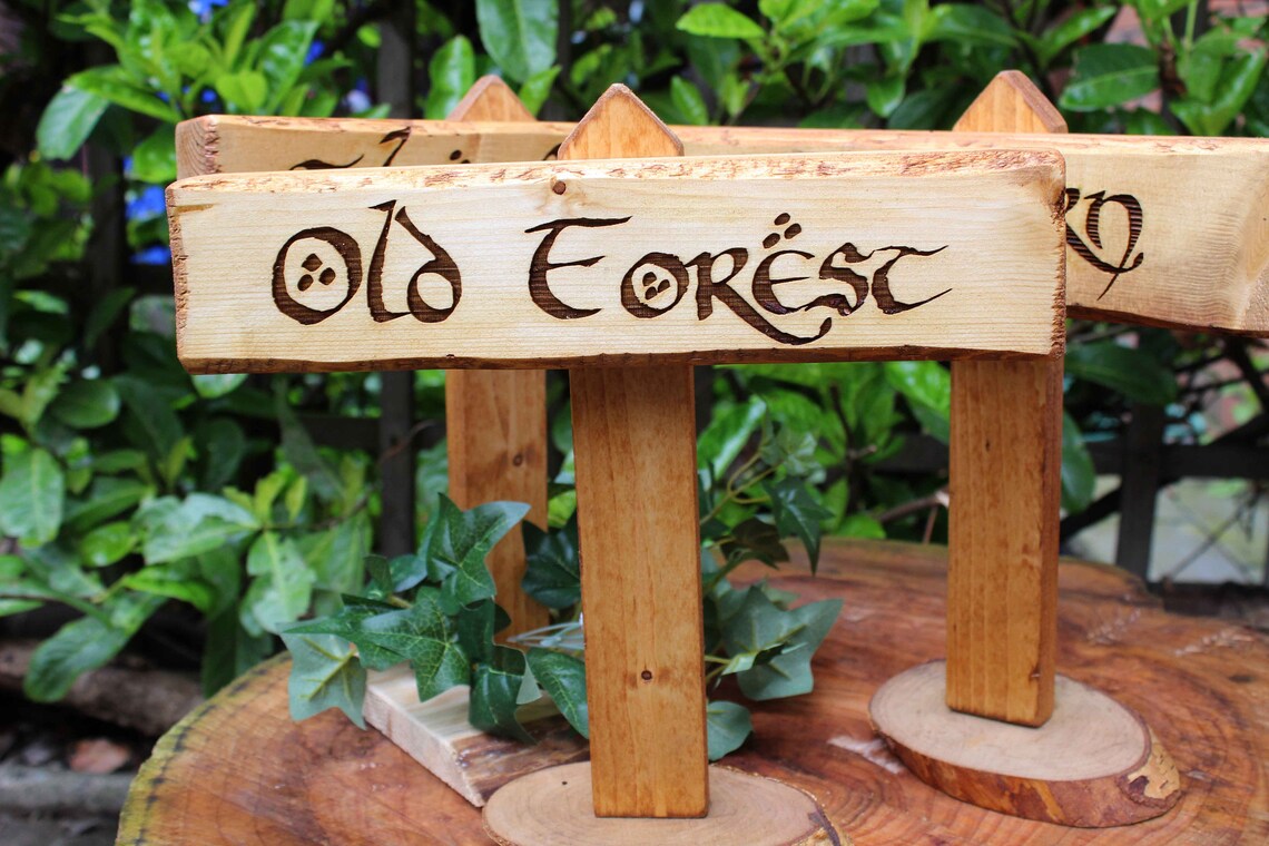 Personalised Rustic Wood Table Signs Wedding Decor Package | Etsy