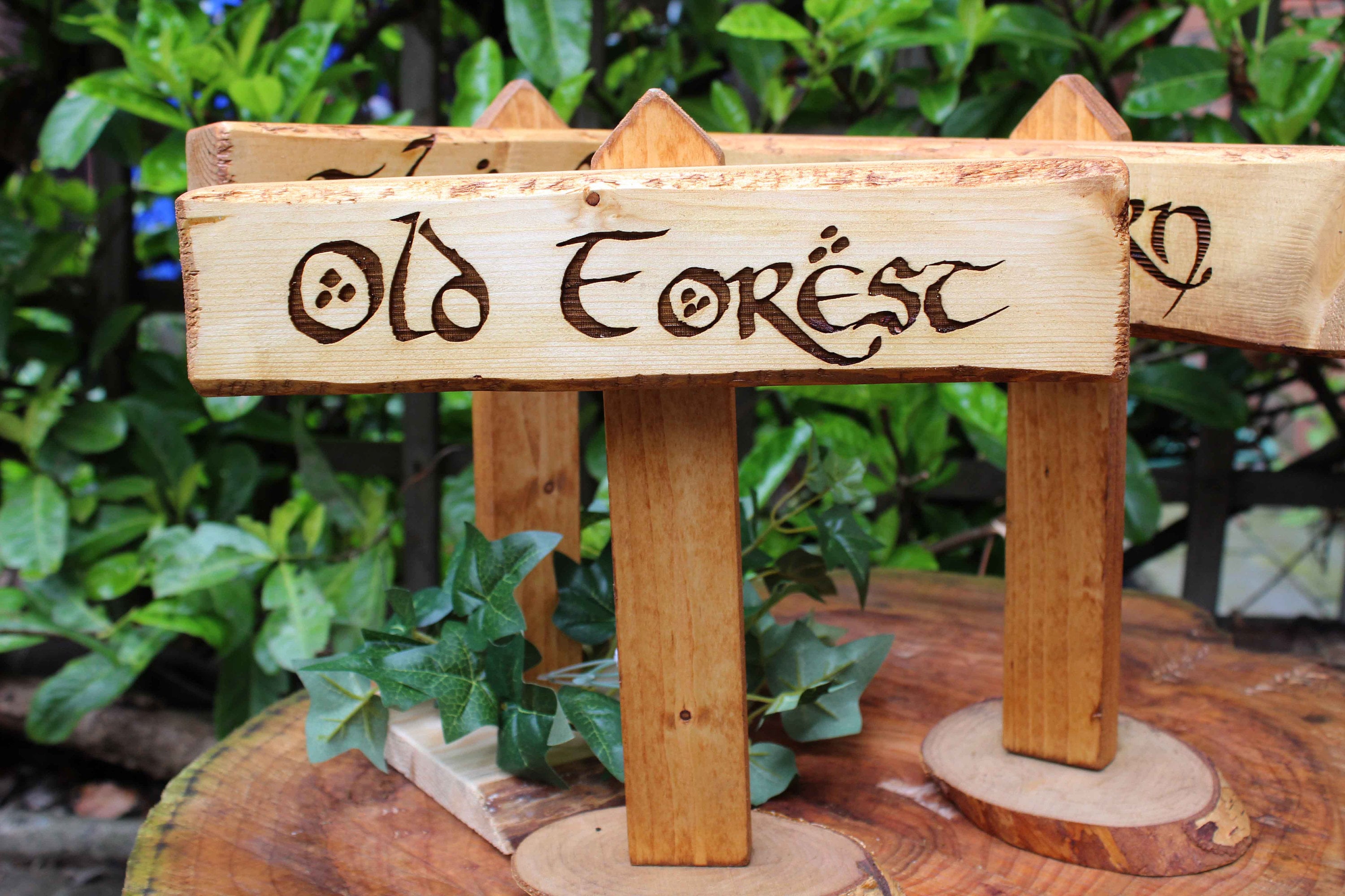 Personalised Rustic Wood Table Signs Wedding Decor Package - Etsy UK