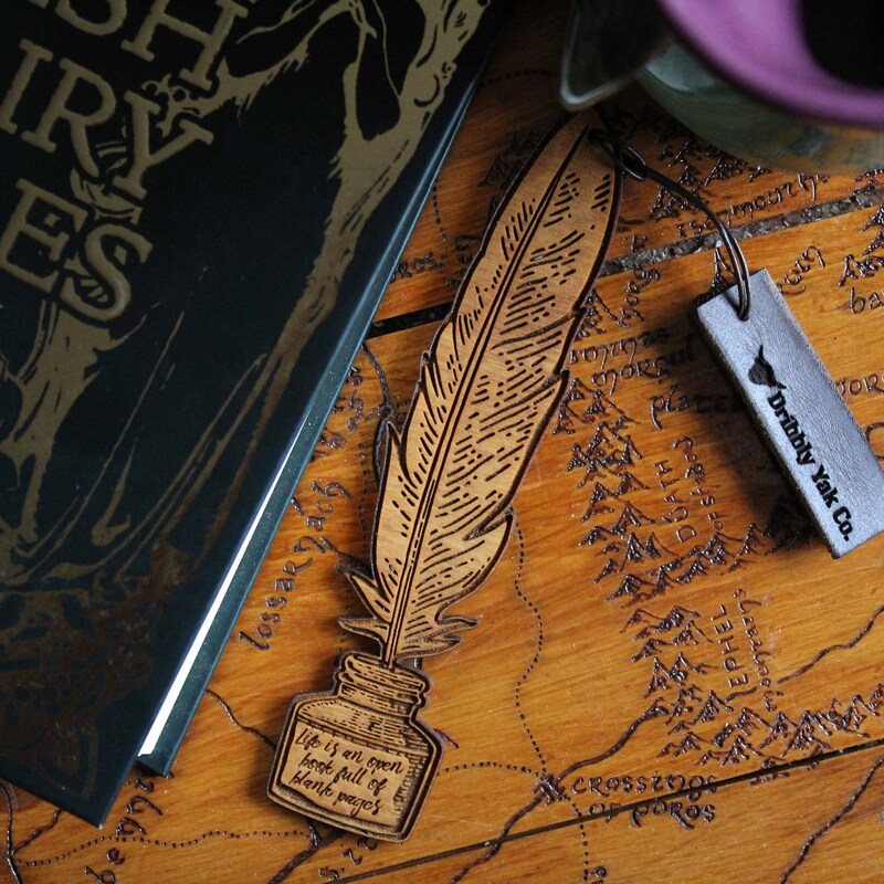 Feather Bookmarks - Etsy