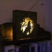 Howling Wolf Light Box Bedroom Rustic Wooden Pyrography Wood Burning ...