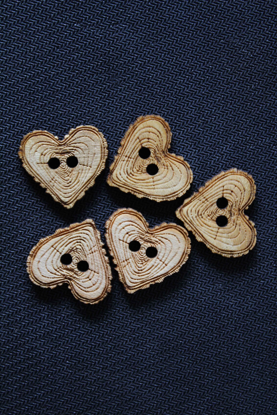 Wooden Heart Buttons Wood Crafts Log Slice Fun Button Flair - Etsy
