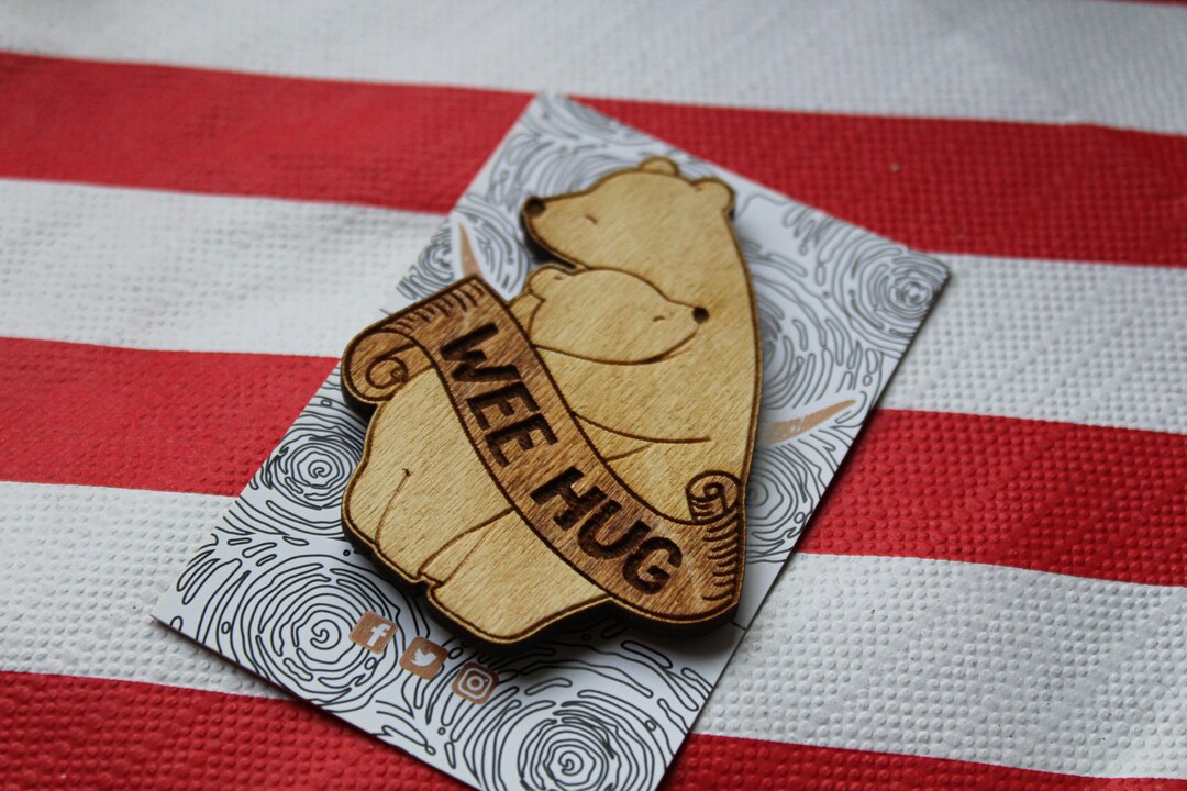 Wee Hug Magnet Bear Hug Loved One Birthday Token Gift Bears Cute Gift ...