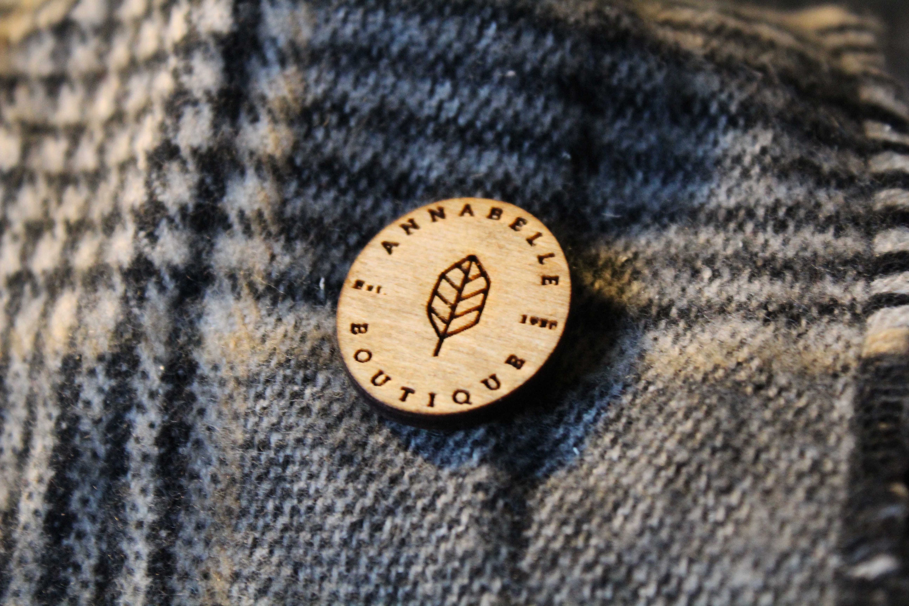 Your Logo as a Pin Small Businesses Wooden Pins Cool Ideas Handmade ...