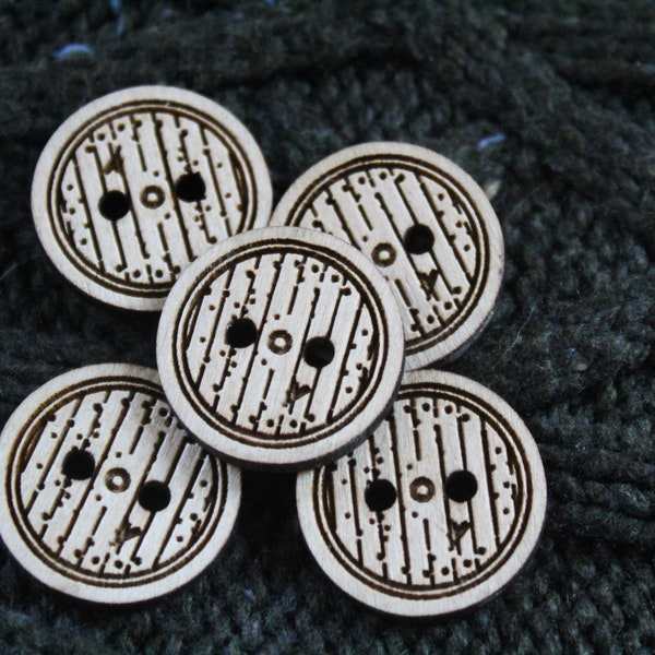 Wooden Door Button - Etsy