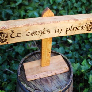 It Comes in Pints Table Sign Fantasy Wedding Decor Package Bar Beers ...