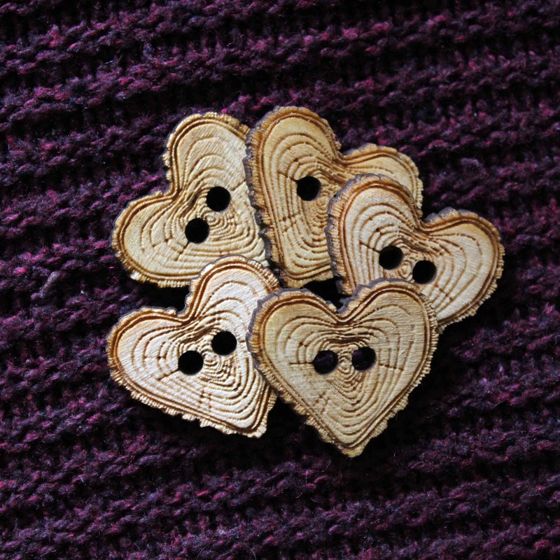Heart Buttons - Etsy