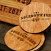 Personalised Wooden Bar Sign Pyrography Wood Burning Add Name Interior ...