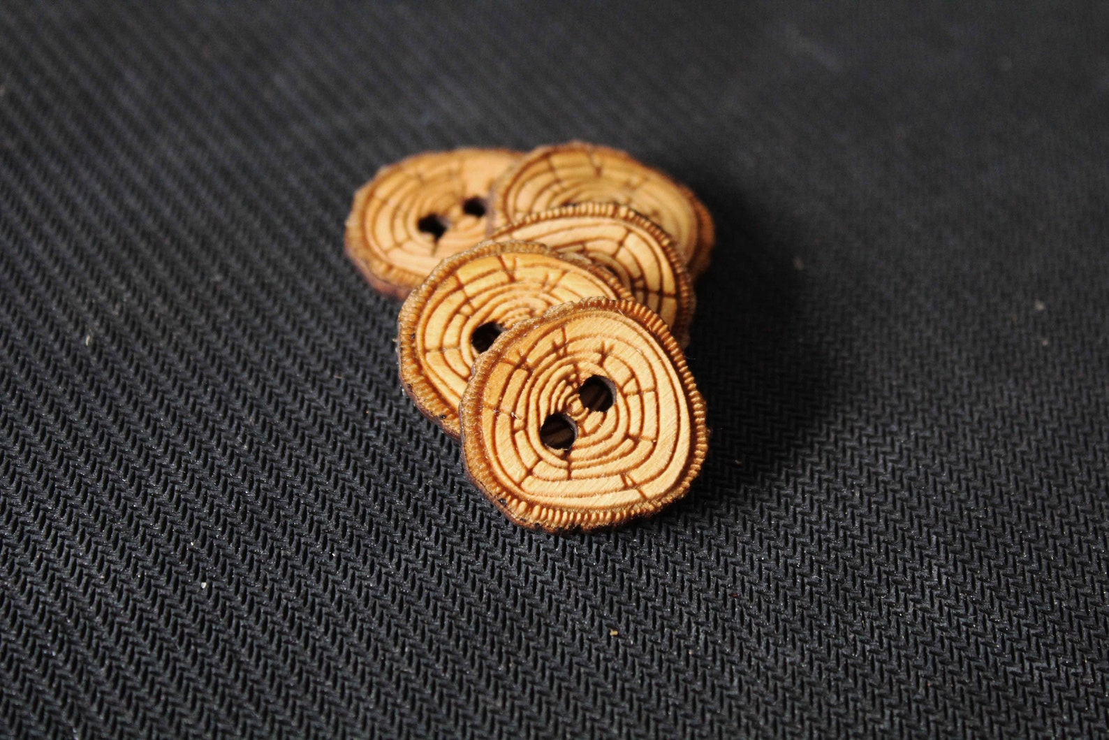 Wooden Log Slice Design Buttons Wood Crafts Log Slice Fun Button Flair ...