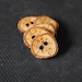 Wooden Log Slice Design Buttons Wood Crafts Log Slice Fun Button Flair ...