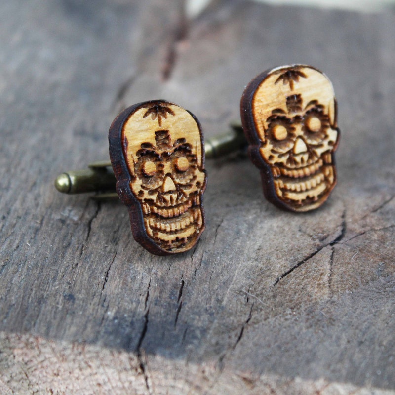 Skull Cufflinks - Etsy