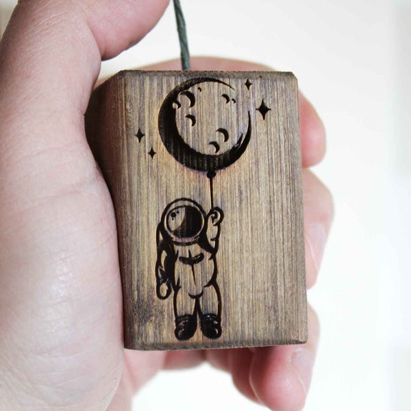 Wooden Chunky Moon - Etsy UK