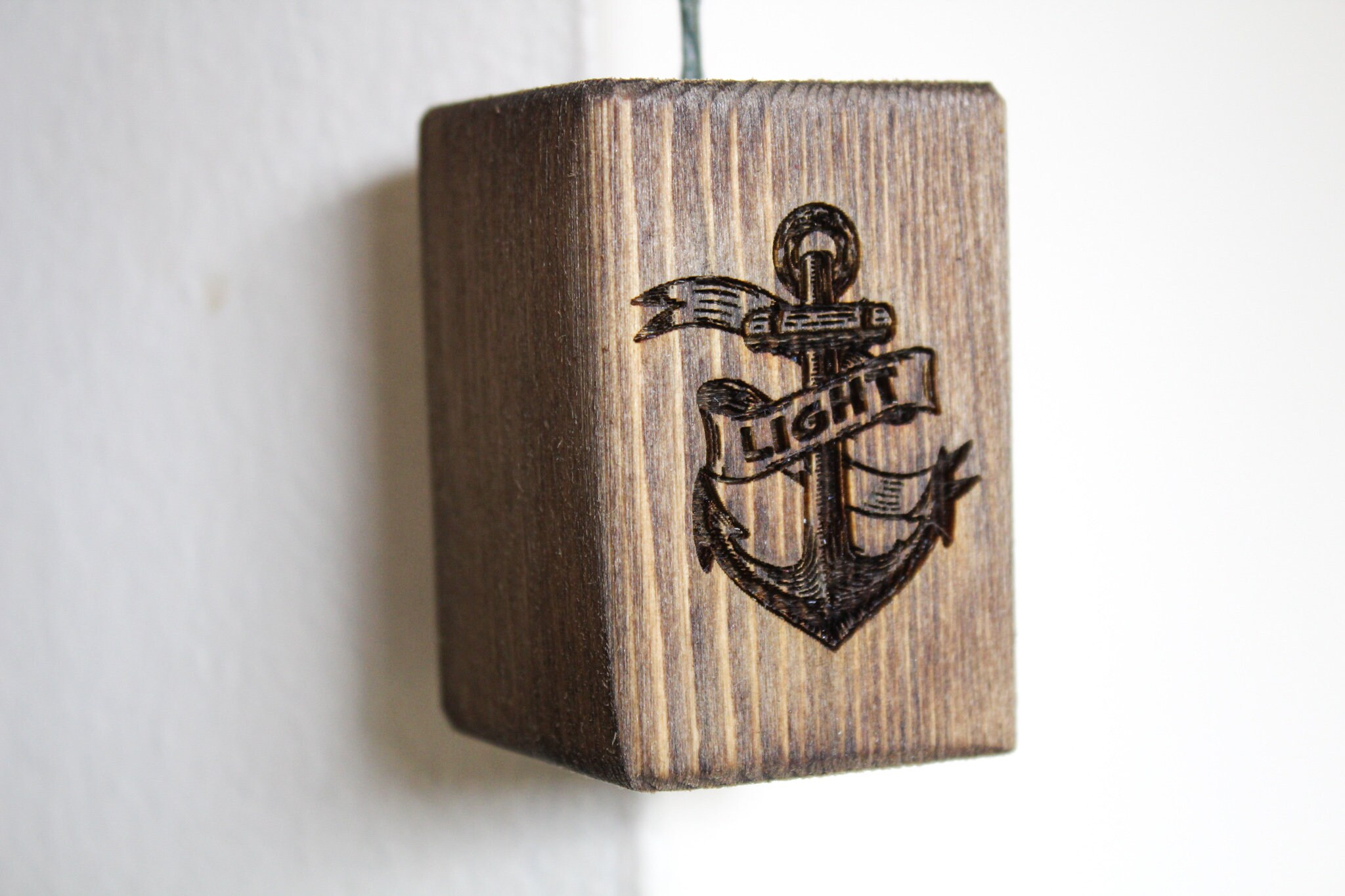 Nautical Anchor Light and Shower Pulls Wooden Sea Ship Boat Type Rustic ...