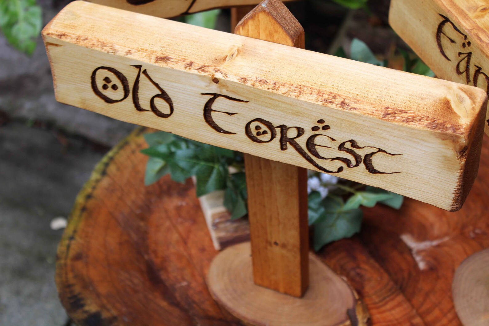 Personalised Rustic Wood Table Signs Wedding Decor Package | Etsy