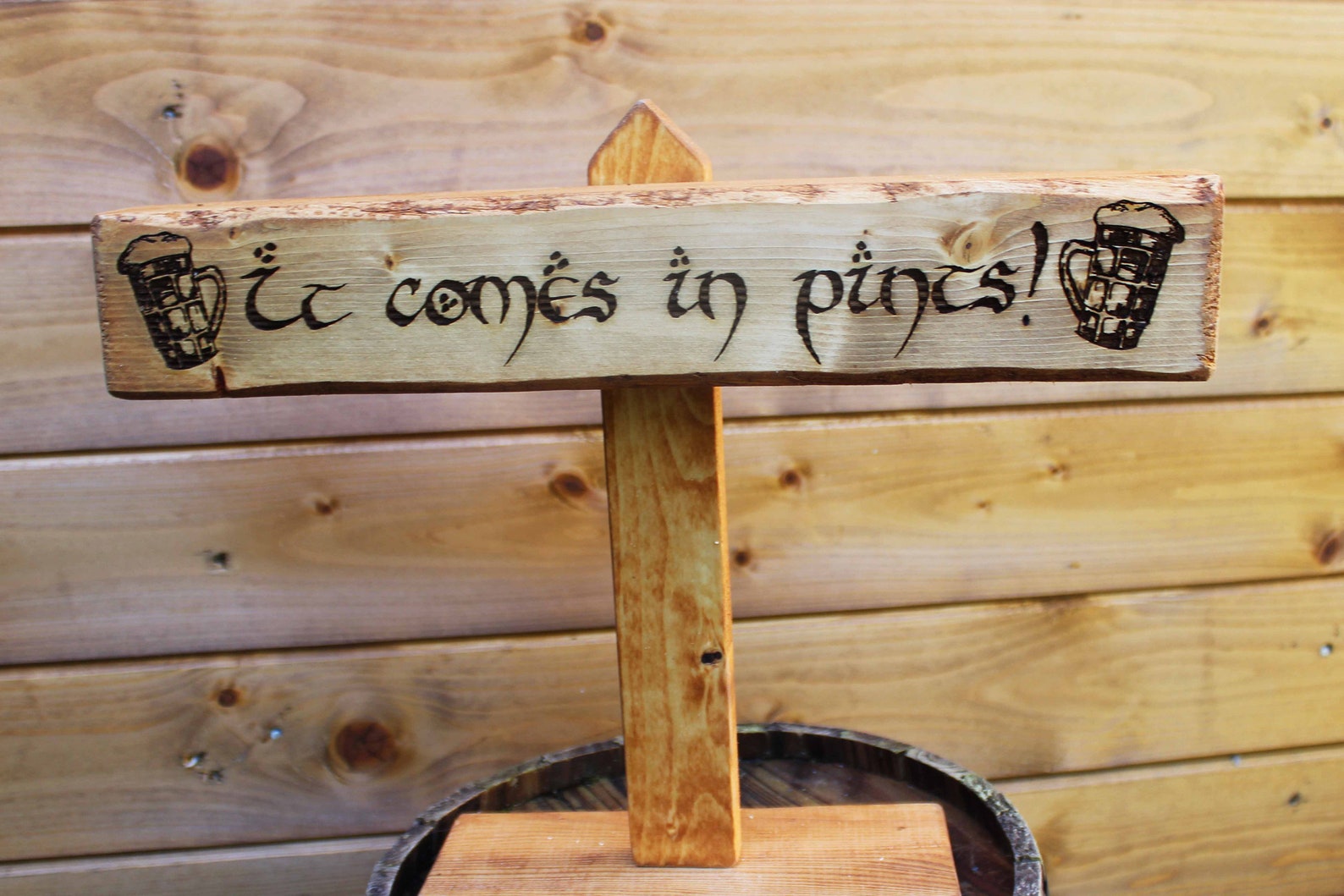 It Comes in Pints Table Sign Fantasy Wedding Decor Package Bar Beers ...