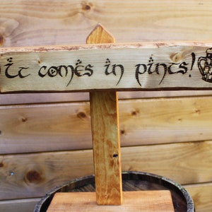 It Comes in Pints Table Sign Fantasy Wedding Decor Package Bar Beers ...