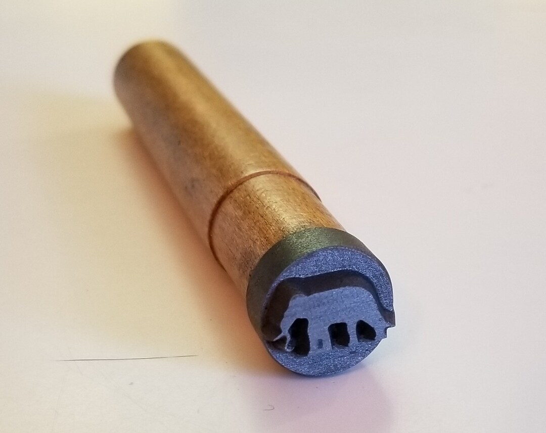 3/4" Graphite Elephant Stamp - Etsy